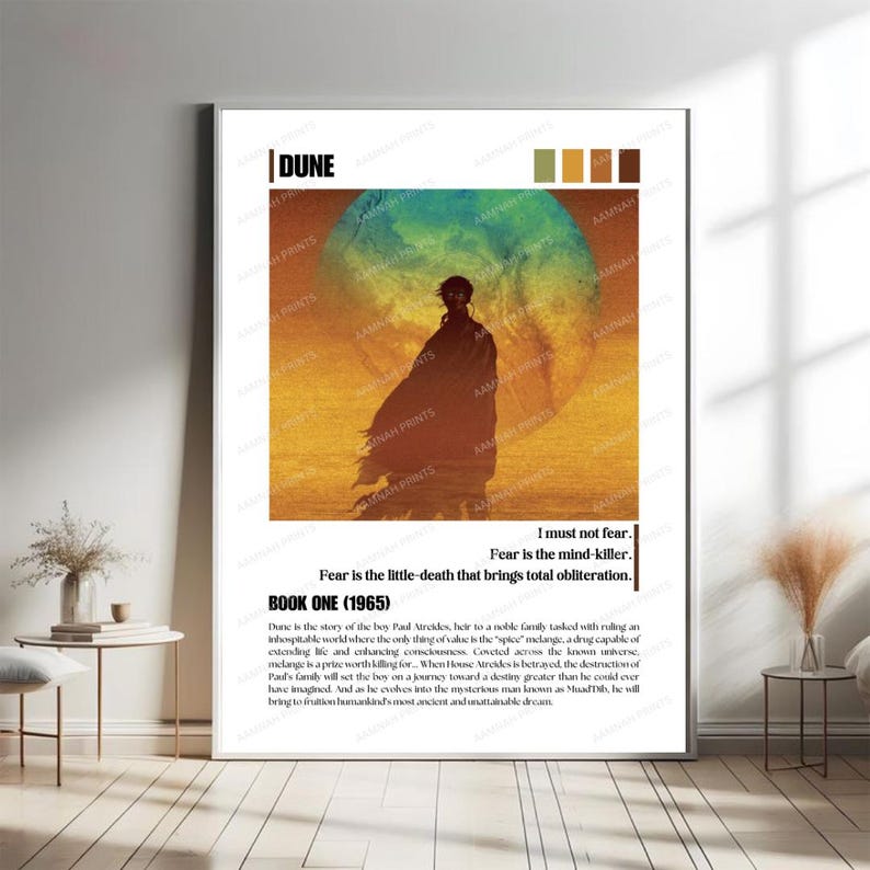 Chapterhouse: Dune Frank Herbert Poster Sci-fi Book Print Aesthetic ...