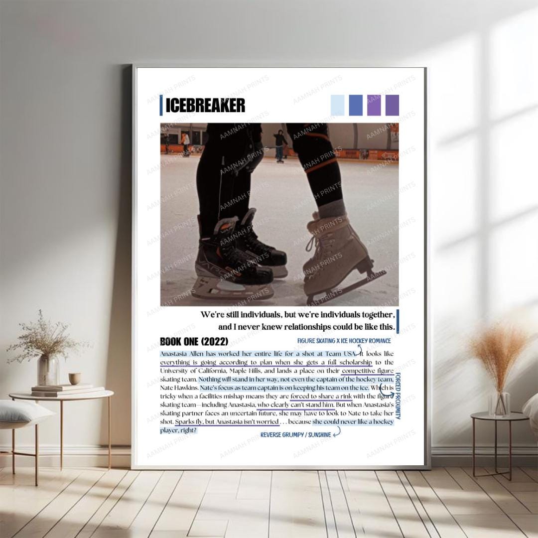 Icebreaker Series Icebreaker Annotated Poster Ice Hockey Romance Book ...