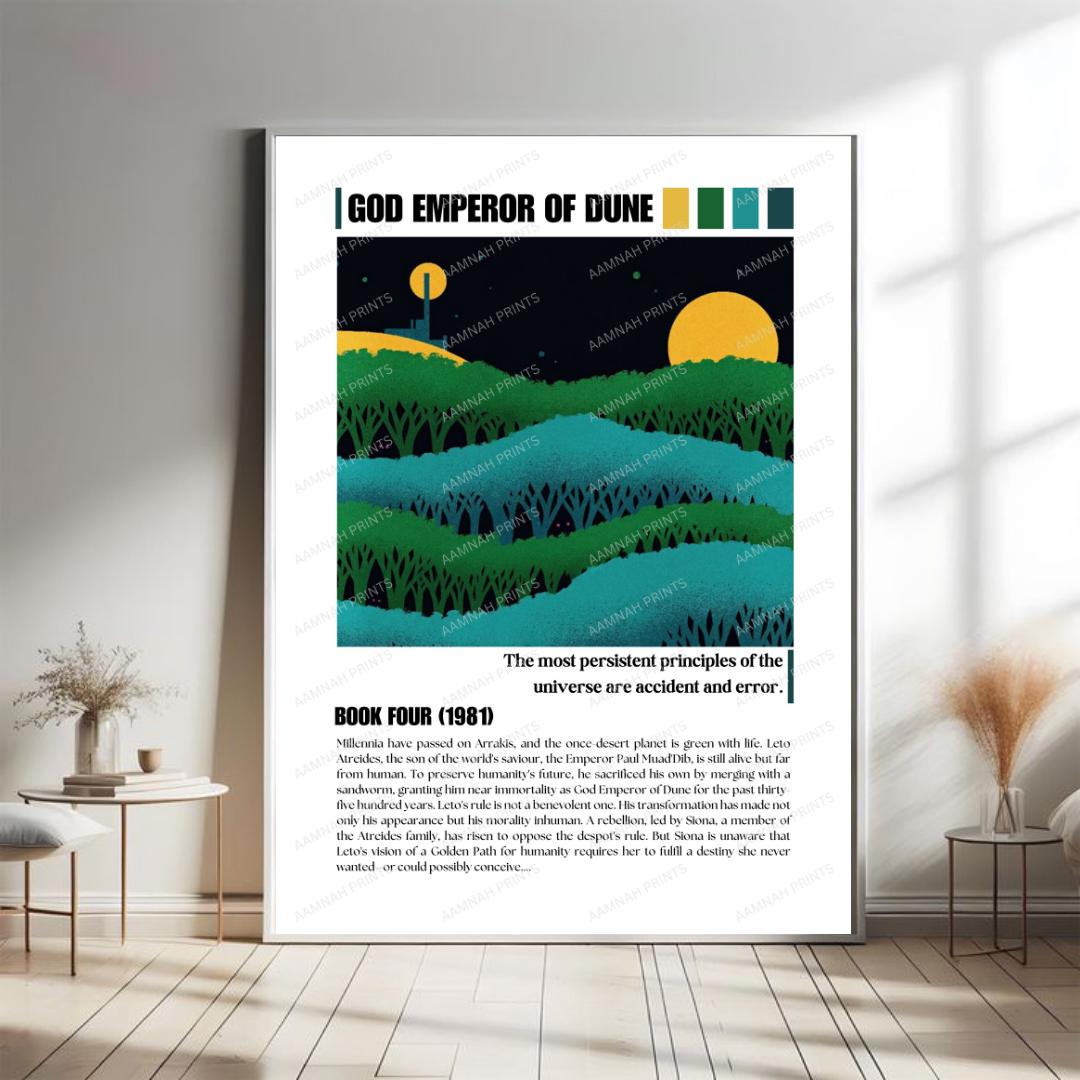 Chapterhouse: Dune Frank Herbert Poster Sci-fi Book Print Aesthetic ...