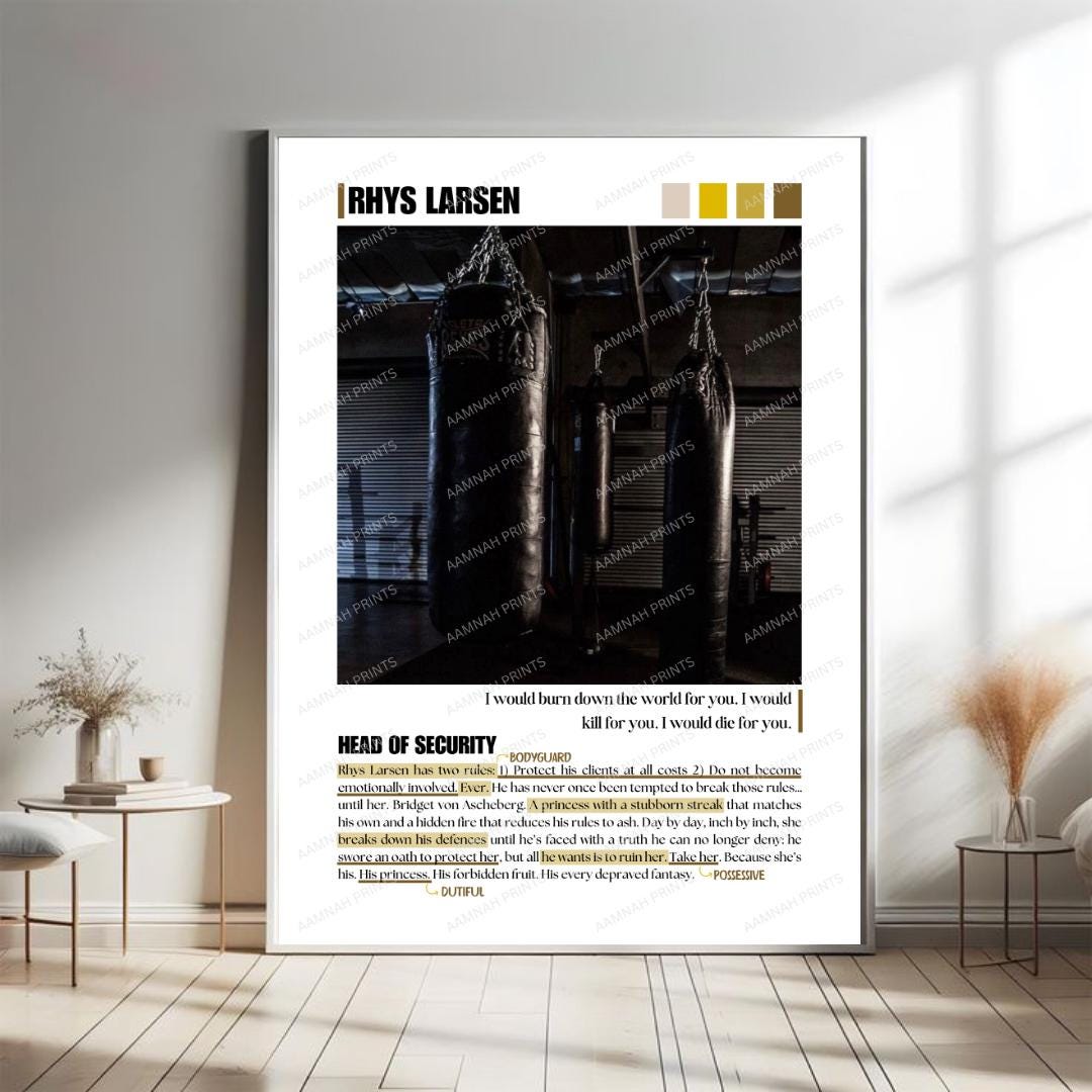 Twisted Series | Rhys Larsen Annotated Poster | Dark Romance | Aesthetic Wall Decor | Twisted ...