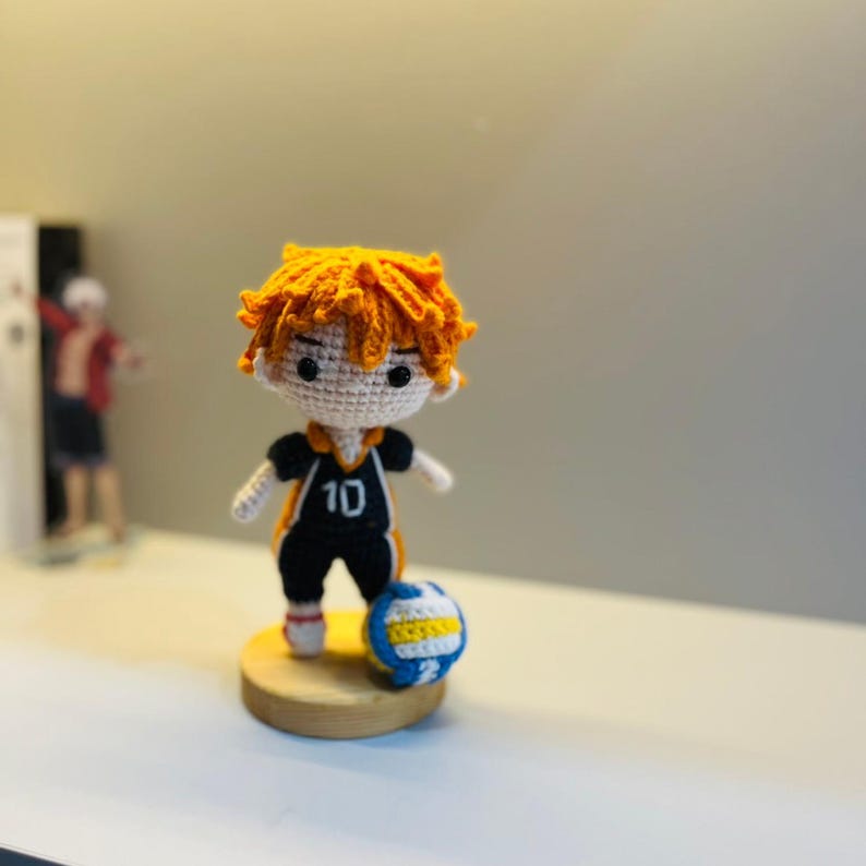 Handmade Crochet Volleyball Player Doll | Haikyuu Anime Amigurumi Plush ...