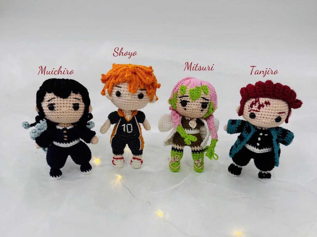 Custom Anime Plush Doll | Hashira Amigurumi | Custom Doll | Anime ...