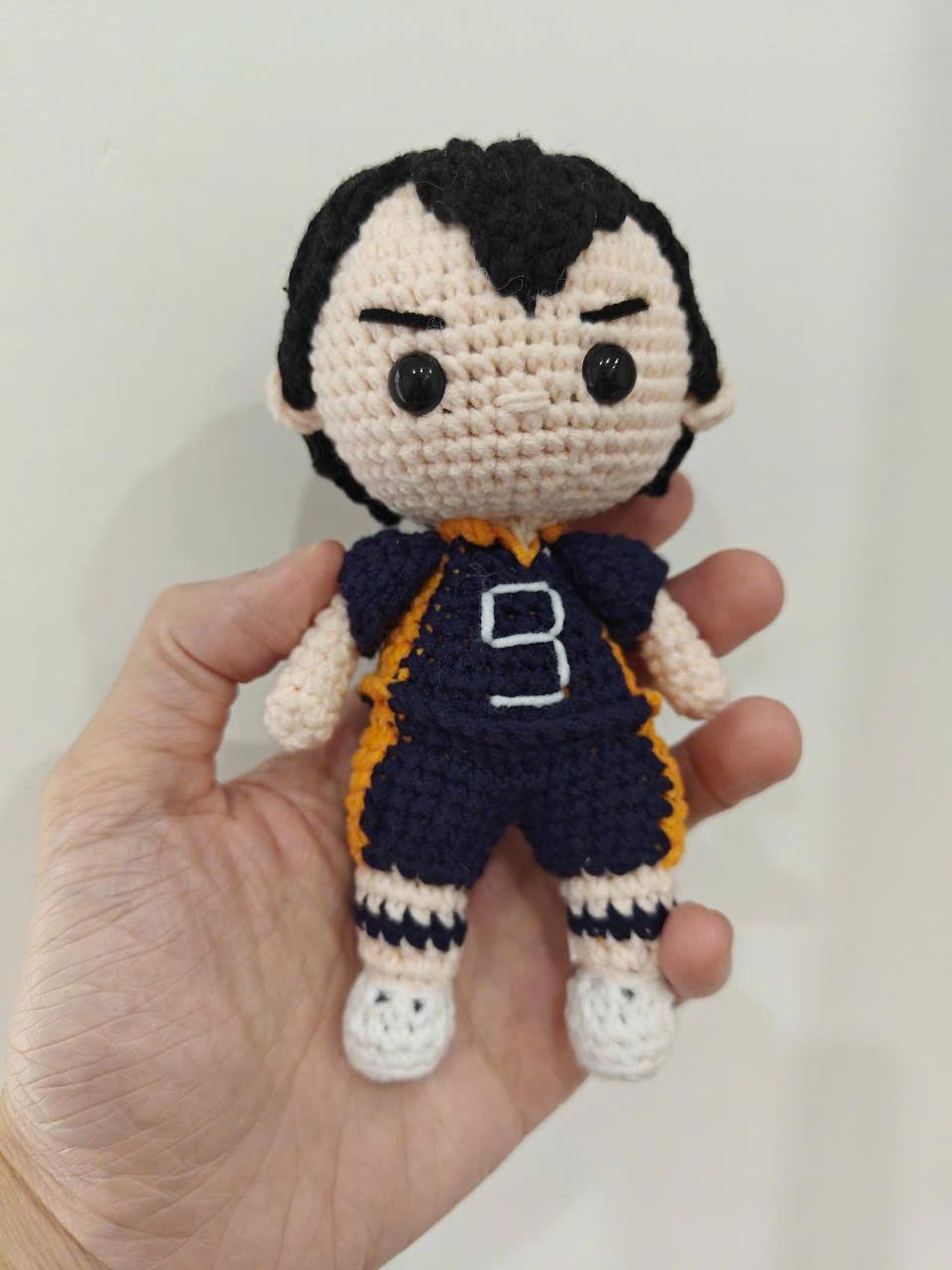 Handmade Crochet Volleyball Player Doll | Haikyuu Anime Amigurumi Plush ...