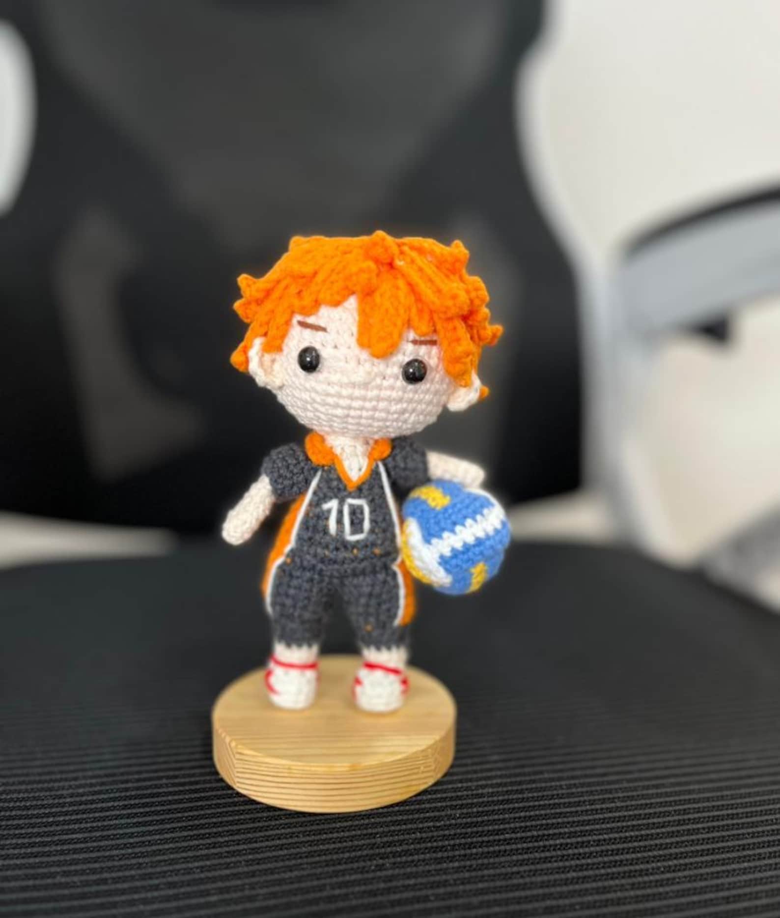 Handmade Crochet Volleyball Player Doll | Haikyuu Anime Amigurumi Plush ...
