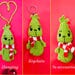 Handmade Crochet Grinch Keychain: Christmas Ornament Decor - Etsy Canada