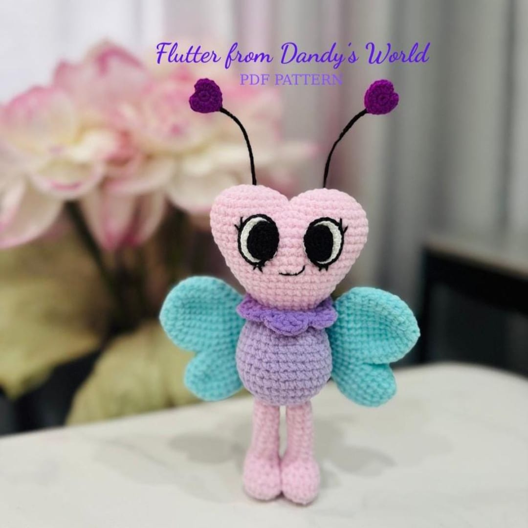 Flutter Pattern Crochet, Crochet Doll Games, Dandy's Plush | Roblox ...