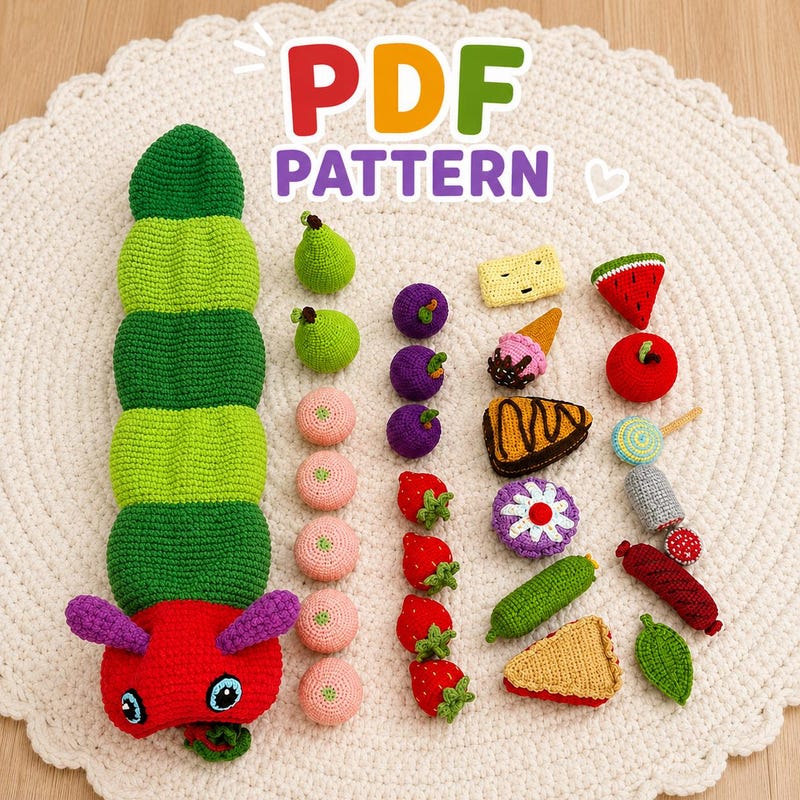 Hungry Caterpillar Pieces - Etsy
