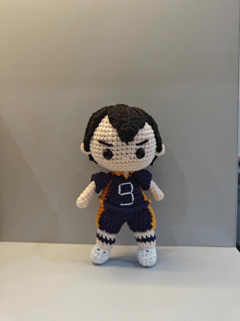 Handmade Crochet Volleyball Player Doll | Haikyuu Anime Amigurumi Plush ...