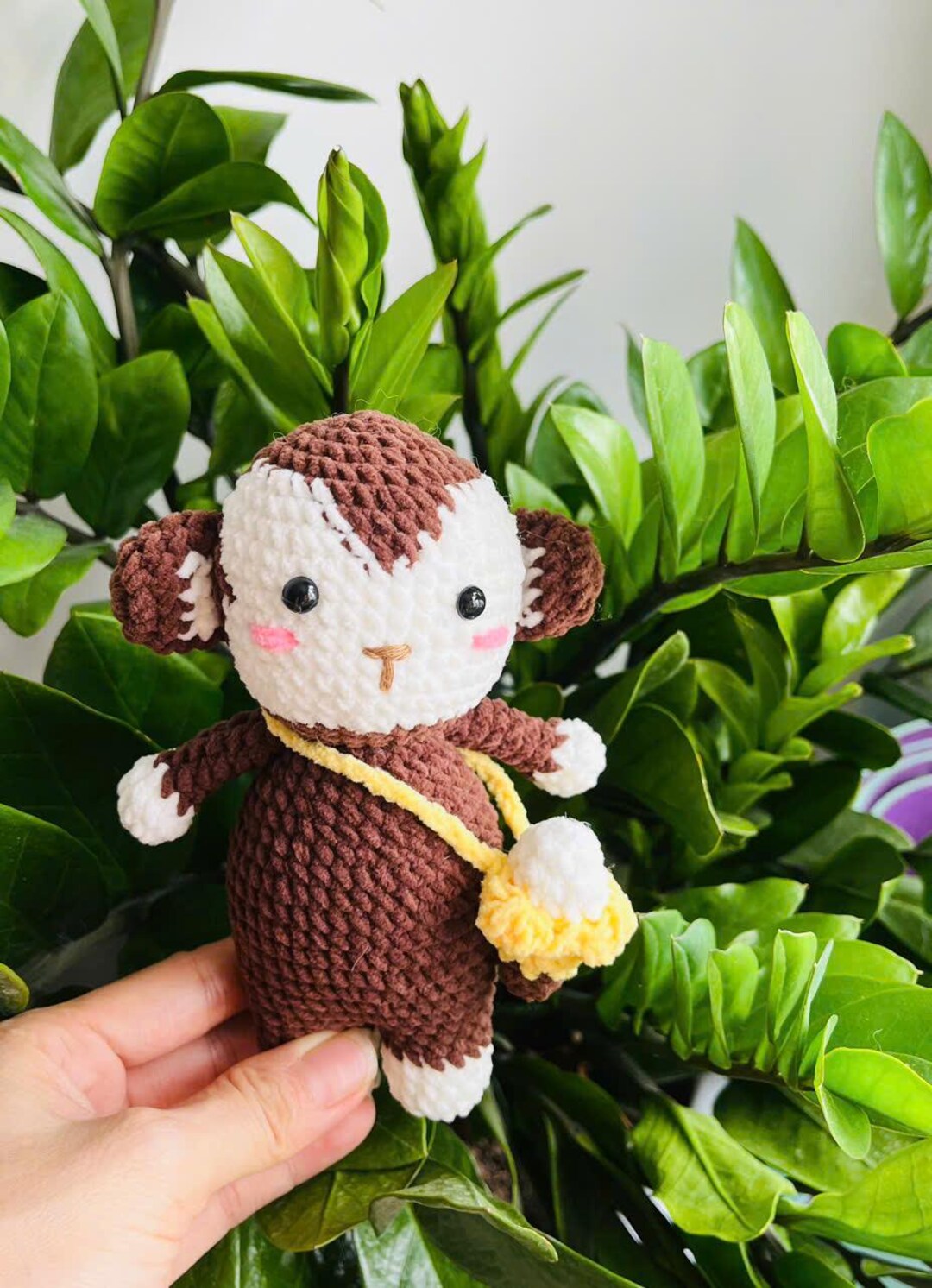Handmade Crochet Jungle Adventure Monkey | A Crocheted Monkey ...