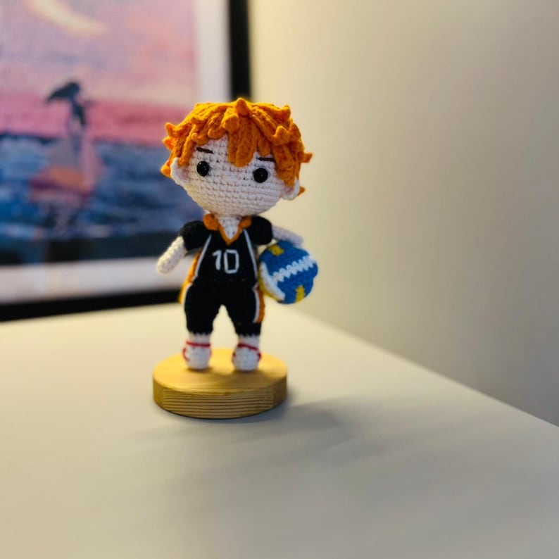 Handmade Crochet Volleyball Player Doll | Haikyuu Anime Amigurumi Plush ...