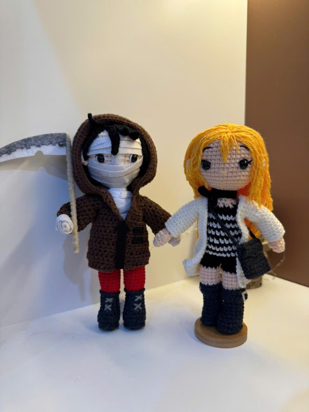 Handmade Crochet Angels of Death Inspired Dolls | Zack & Rachel ...