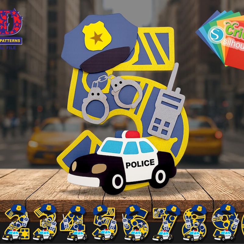 Polizei nummer svg - Etsy Italia
