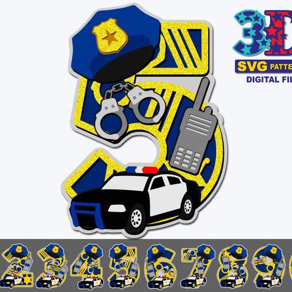 Police Birthday - Etsy