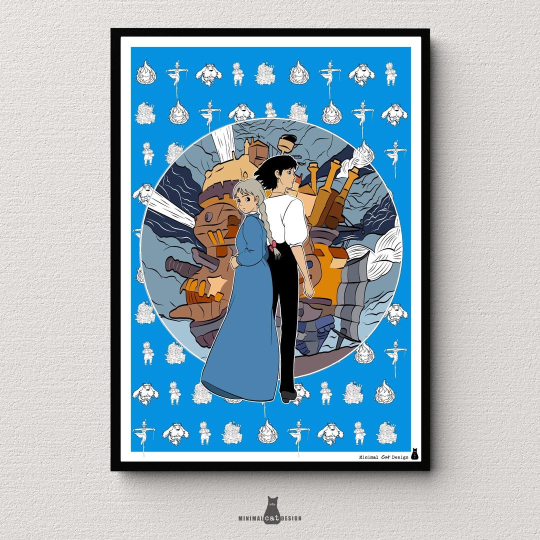 Howl's Moving Castle Printable Poster | Digital Download | Studio ...