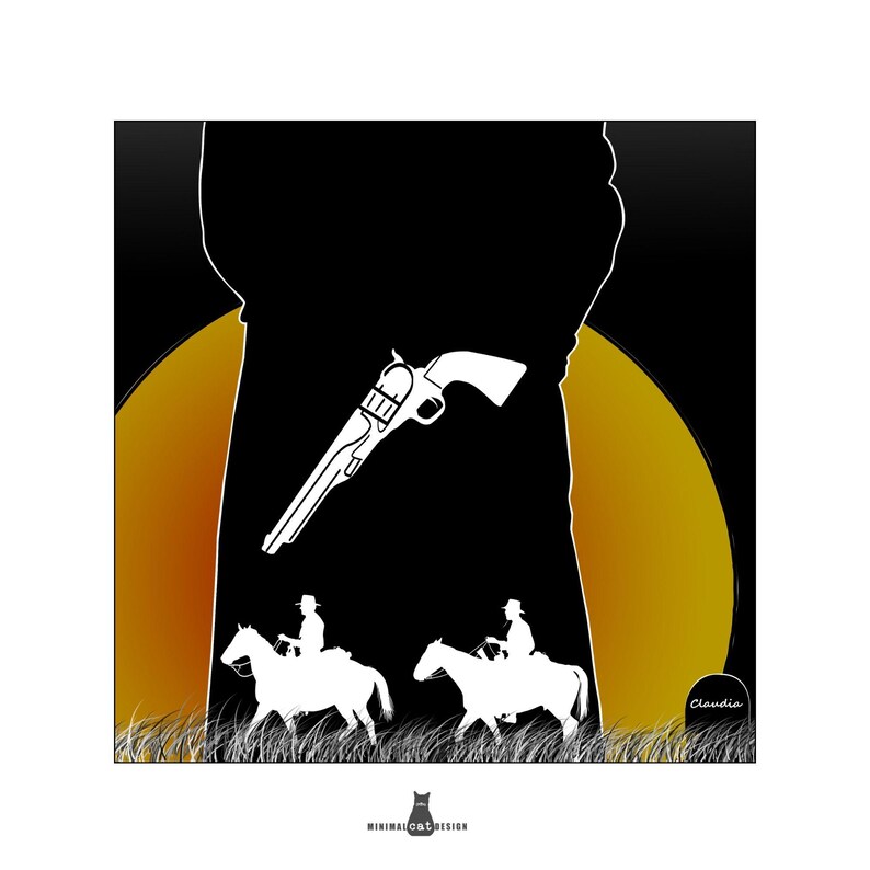 Printable Poster | Digital Download | Unforgiven Wall Art | Clint ...