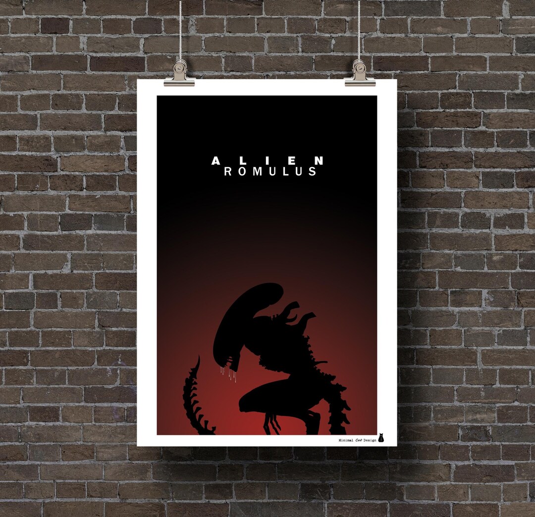 Alien Romulus Poster, Sci-fi Horror Wall Art, Movie Gift, Ridley Scott ...