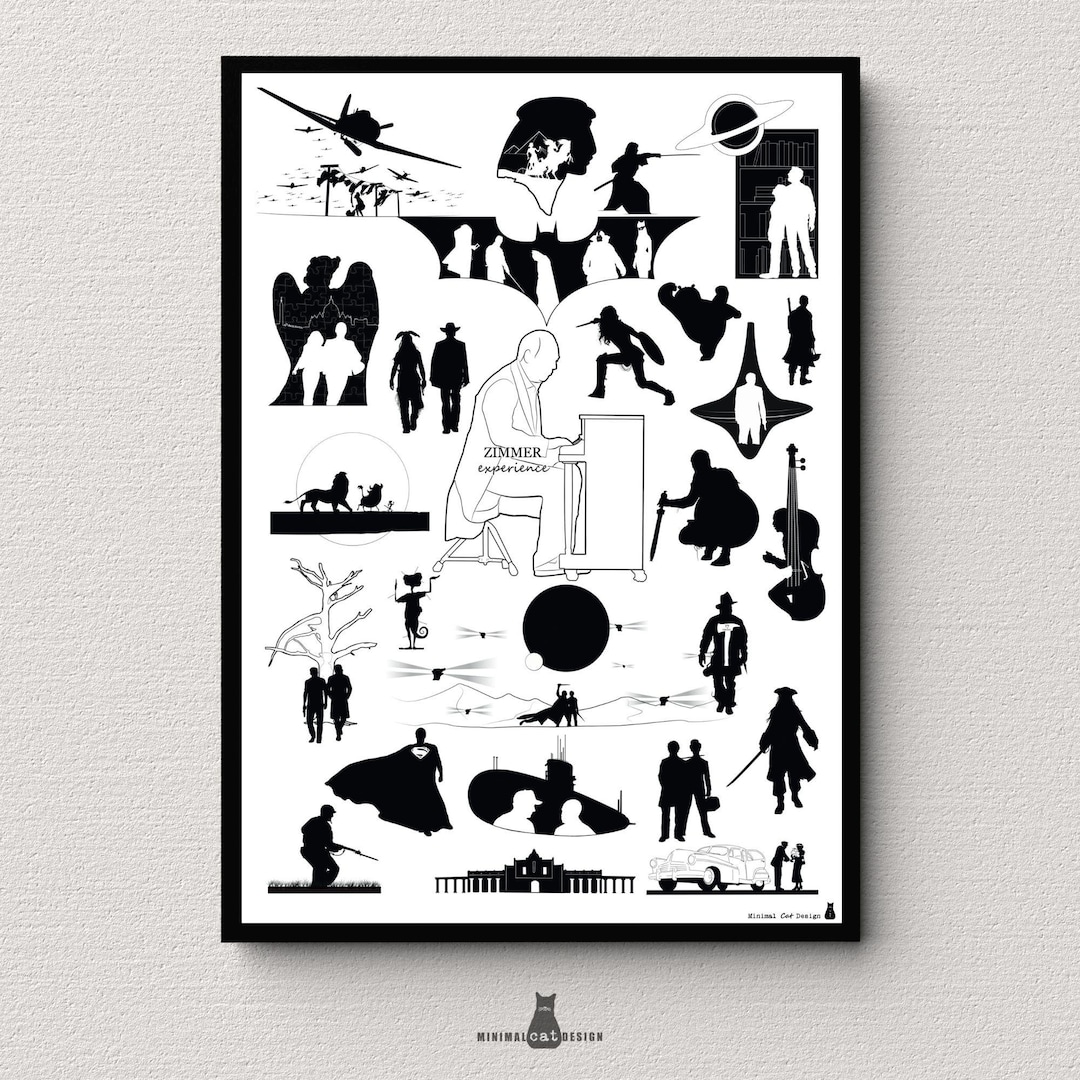 Hans Zimmer Printable Poster | Film Composer Digital Download ...