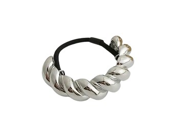 Metal Dome Pony Cuff for Hair for Her Hair Fork Bridal Hair Accessory ...