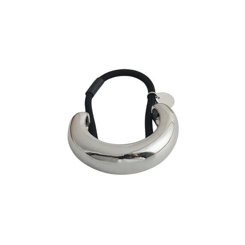Metal Dome Pony Cuff for Hair for Her Hair Fork Bridal Hair Accessory ...