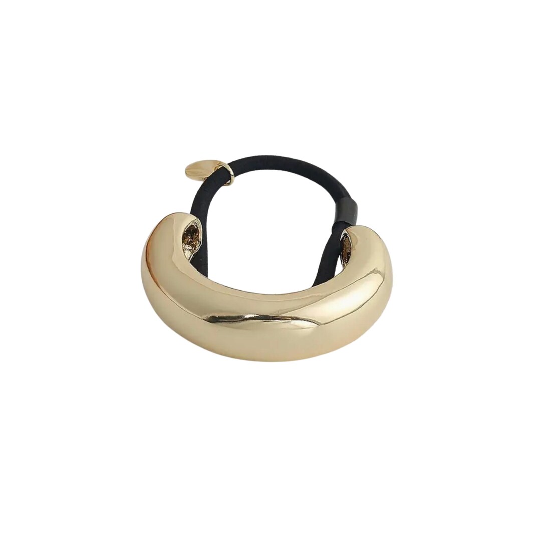 Metal Dome Pony Cuff for Hair for Her Hair Fork Bridal Hair Accessory ...