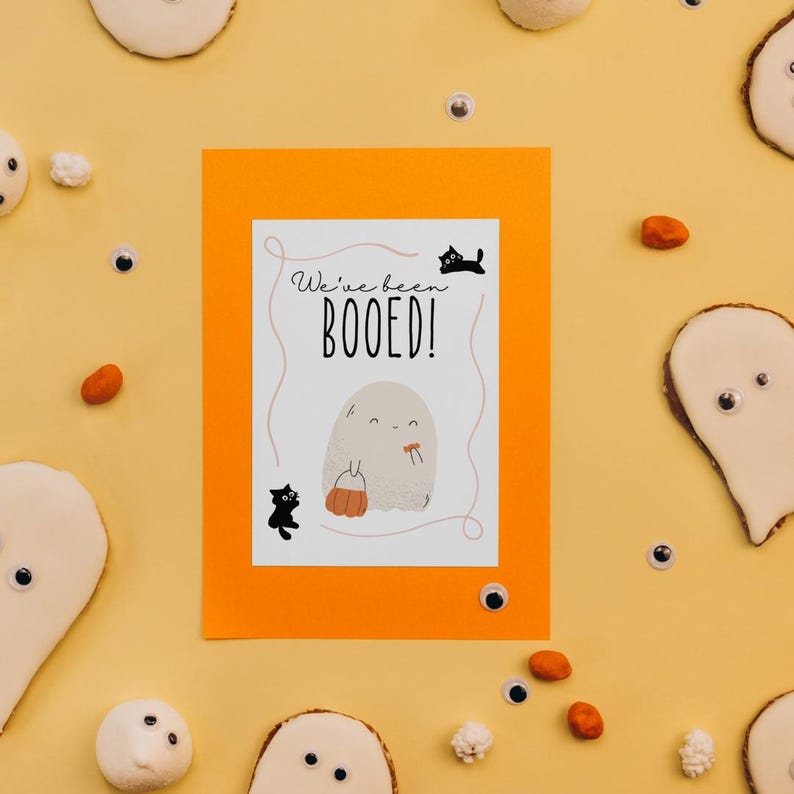 You've Been Booed Sign: Halloween Printable Kit (instant Download ...