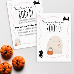You've Been Booed Sign: Halloween Printable Kit (instant Download ...