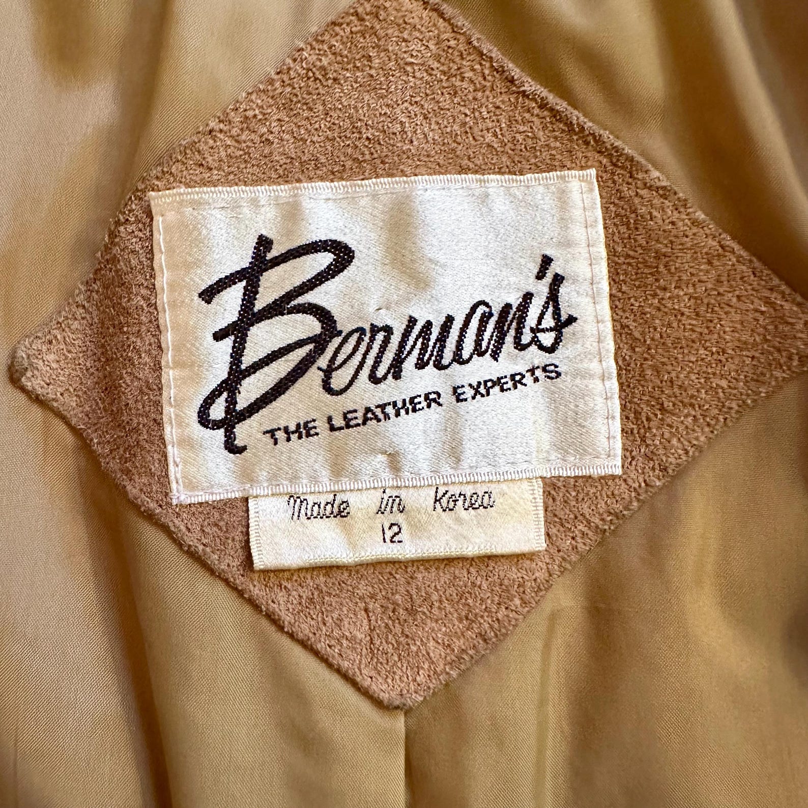 Bermans - Vintage 80s Suede Leather Jacket, Blazer - Etsy
