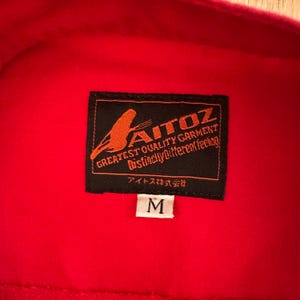 Aitoz - Vintage Japanese Red Mechanic Coverall Jumpsuit, Workwear - Etsy