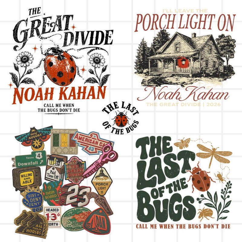 Noah Kahan Bug Shirts - Etsy