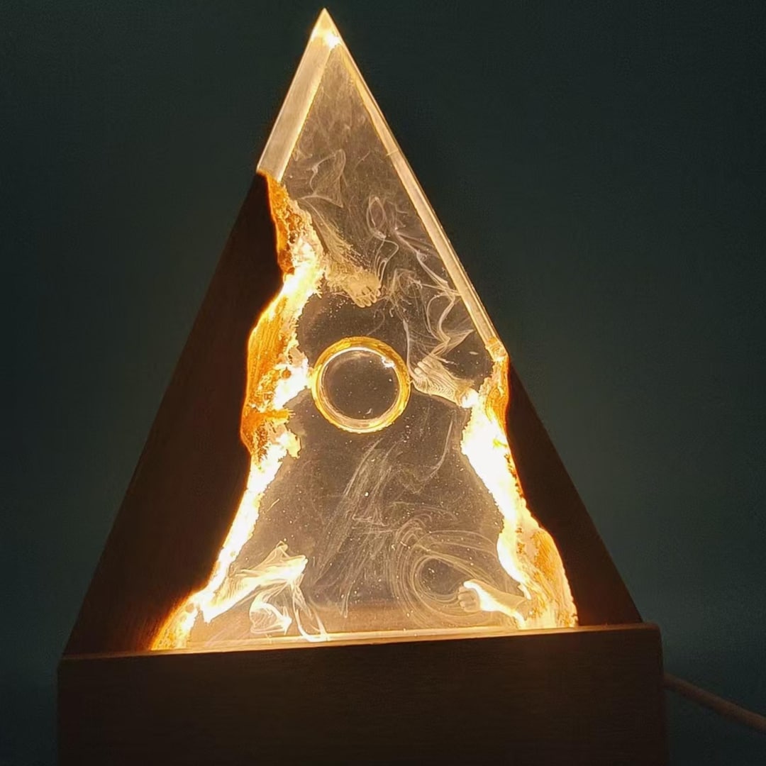 Rings Lord Resin Lamp-handmade LOTR Room Decor Epoxy Lamp-resin Night ...