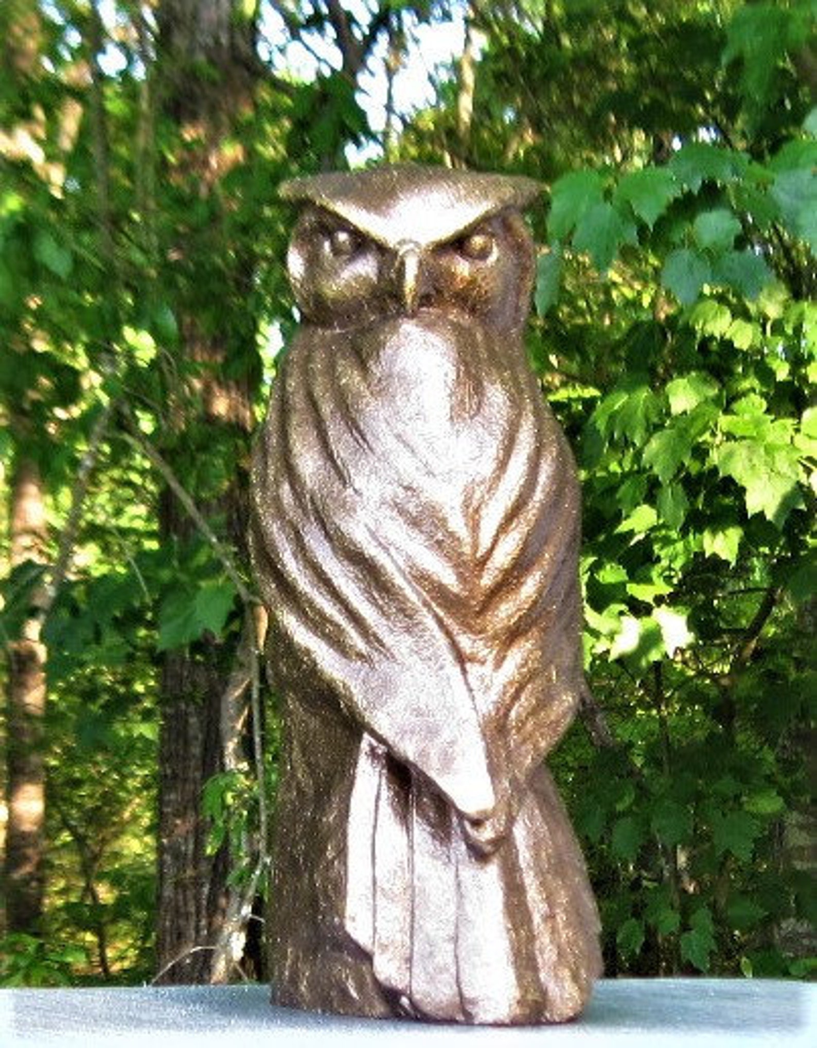Owl Mascot Figurine Statue ... Trophy/award - Etsy
