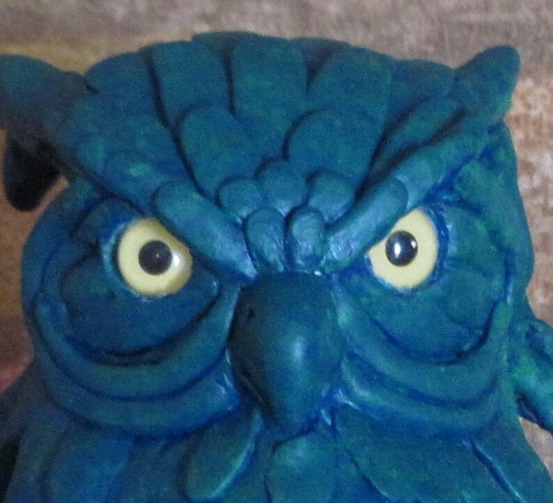 Owl Wildlife Statue ... OOAK Trophy/award - Etsy