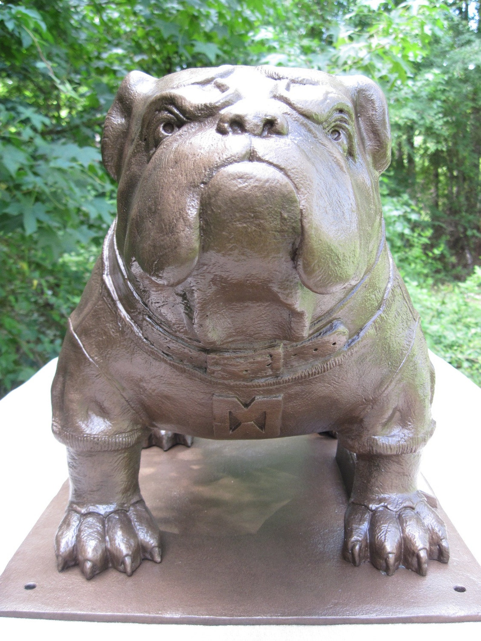 Bruiser ... English Bulldog Mascot Trophy/award - Etsy