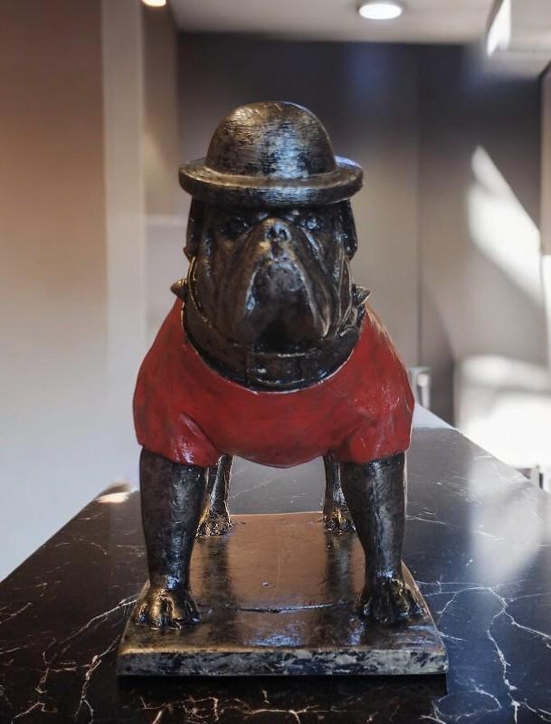 Godfather II Military--- Bulldog Mascot Figurine Trophy/award - Etsy