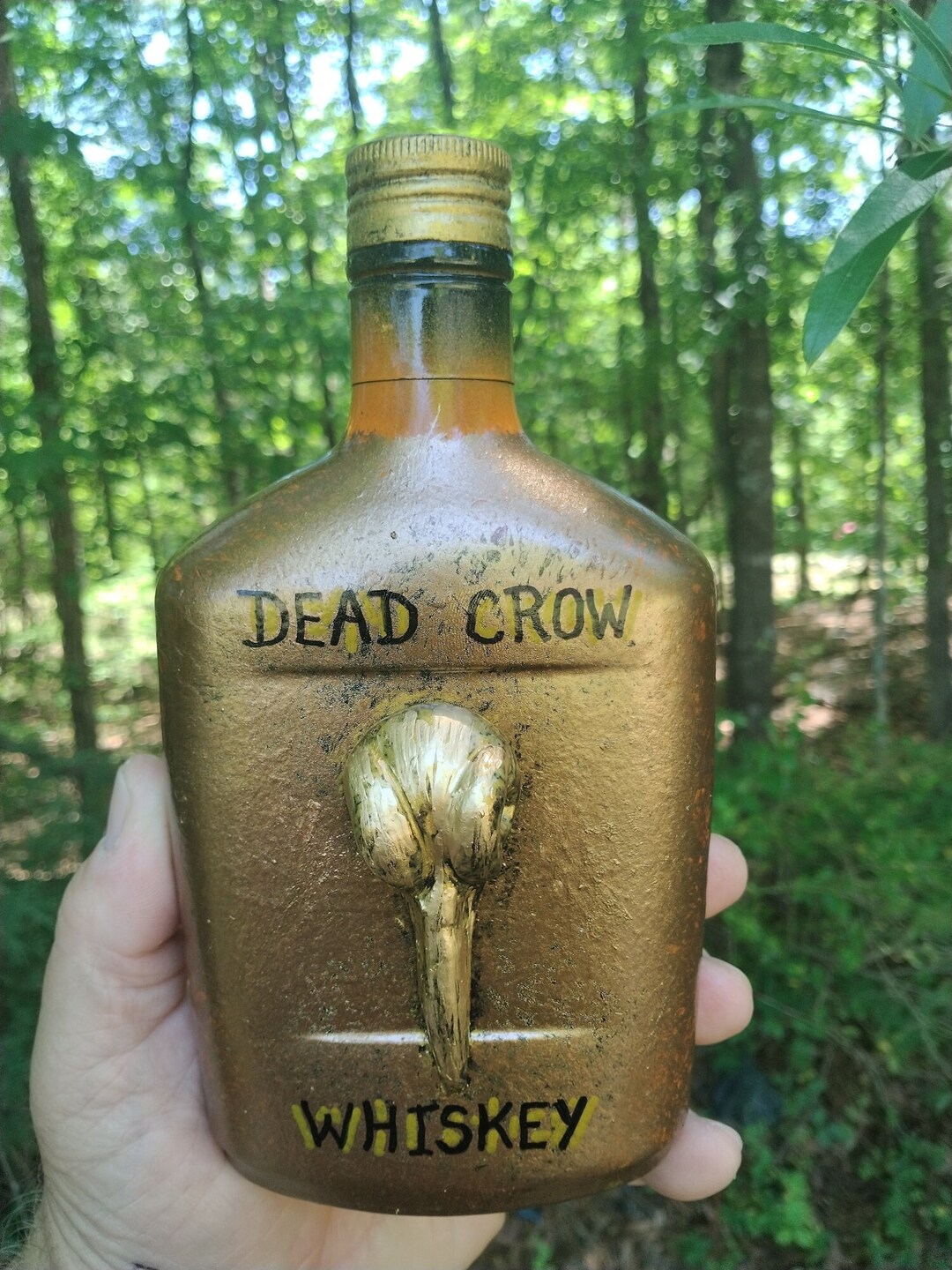 Dead Crow Whiskey Bottle - Etsy