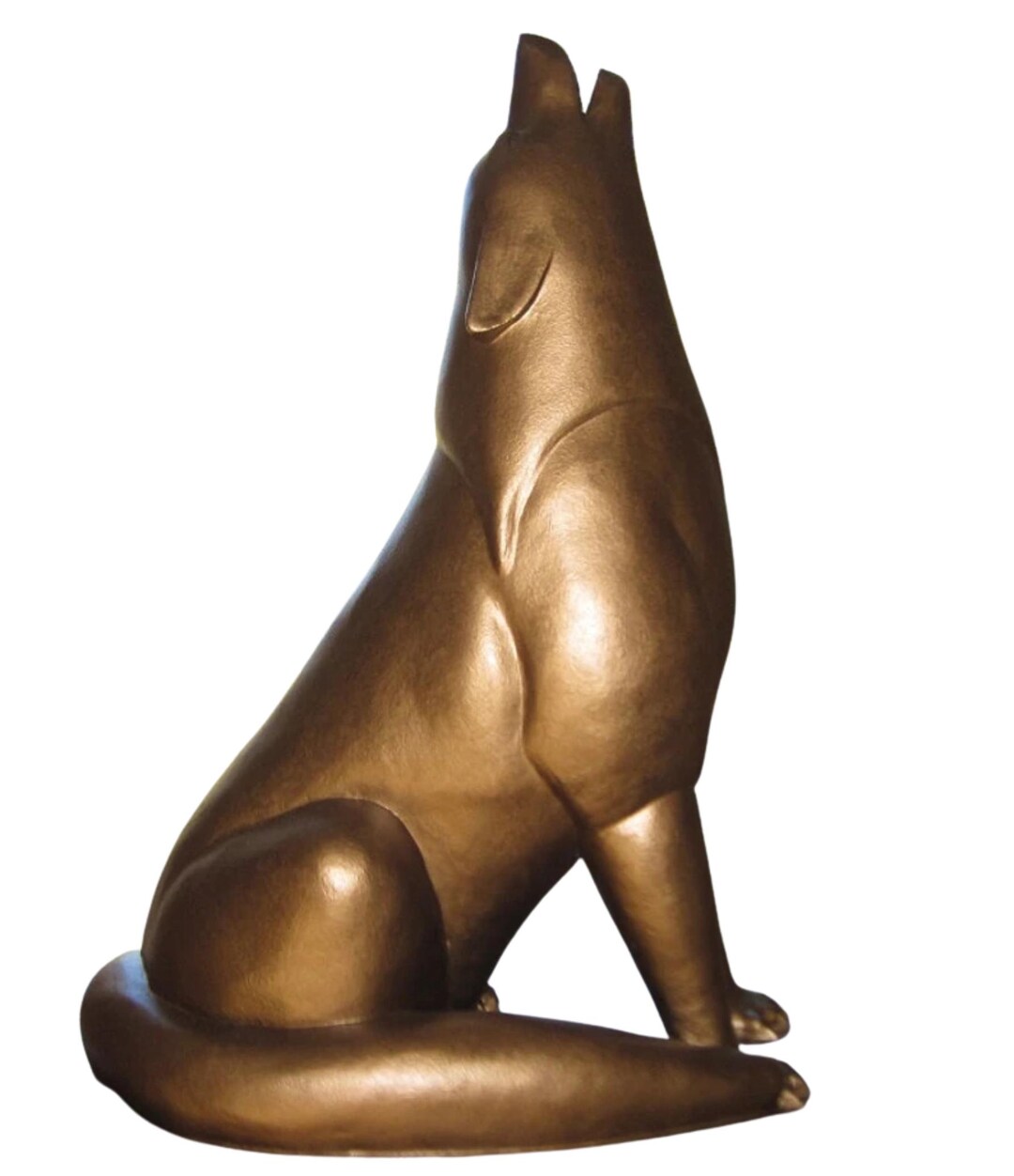 Life Size Howling Timber Wolf Statue - Etsy