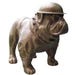 Military Style Large Bulldog Mascot Statue With Battle Helmet - Etsy