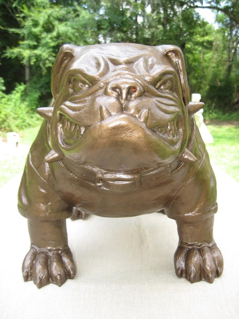 No Trespassin' ... English Bulldog Mascot Trophy/award - Etsy