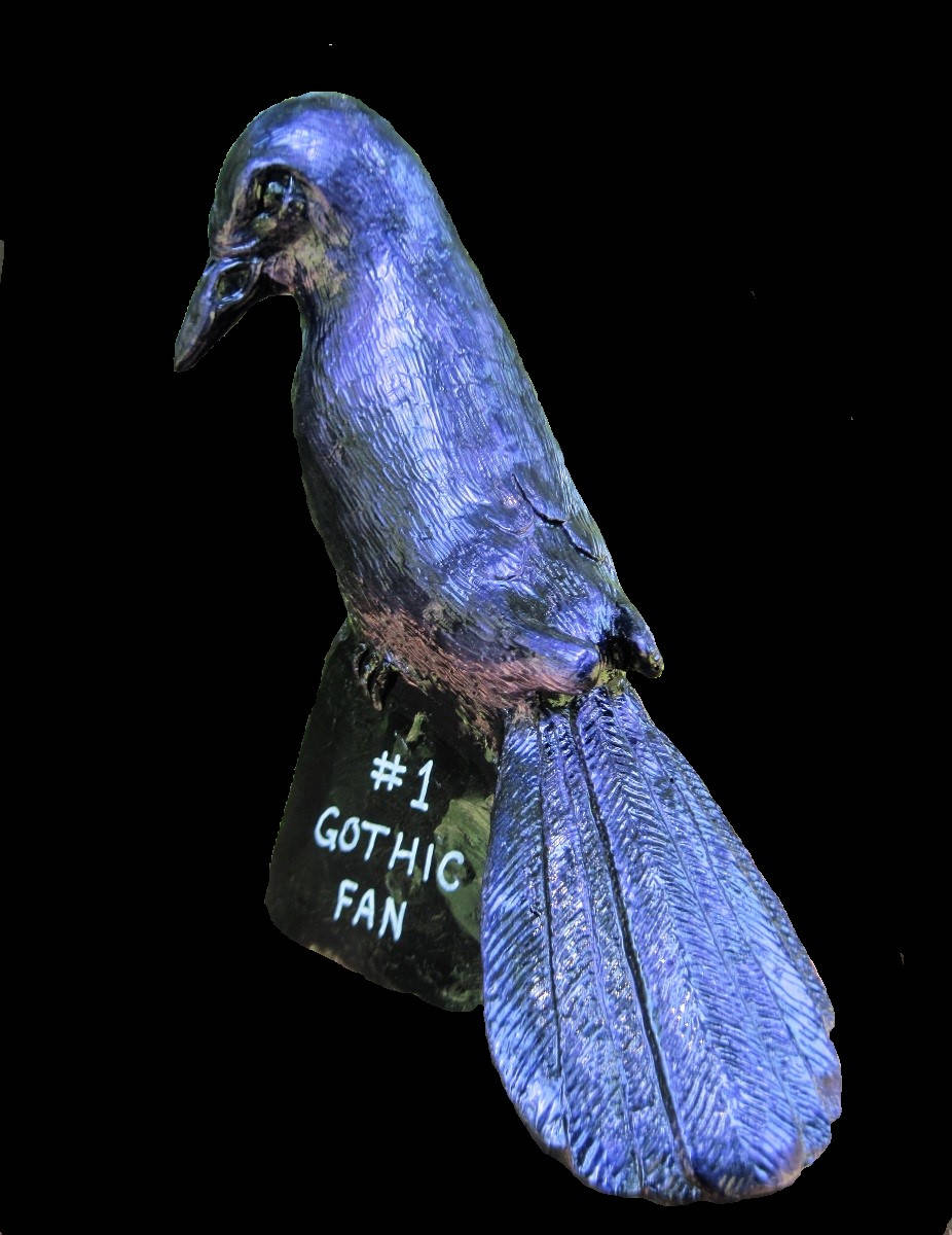 Gothic Crow ... Large Desktop Figurine Trophy/award - Etsy