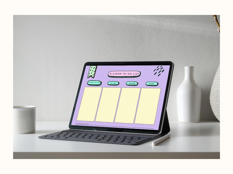 ADHD Tool Kanban Board Project Management ADHD Organizer ADHD Digital ...