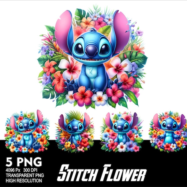 Lilo and Stitch Flowers - Etsy