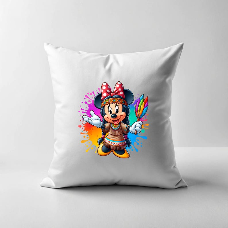 Native American Indian Minnie 5 PNG Design for Sublimation Png 300DPI ...