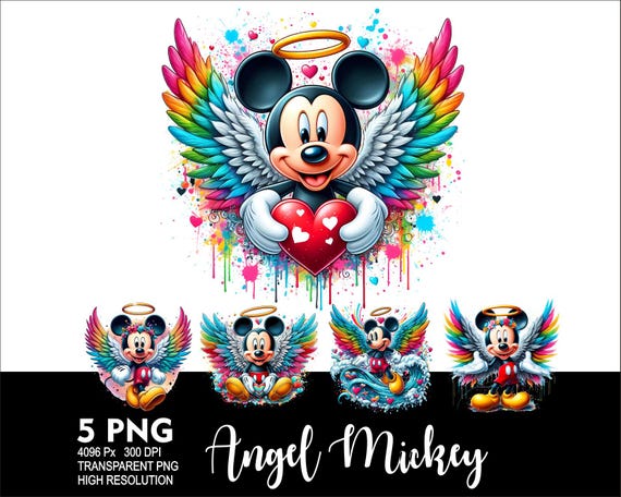 Minnie Mouse Angel Tattoos