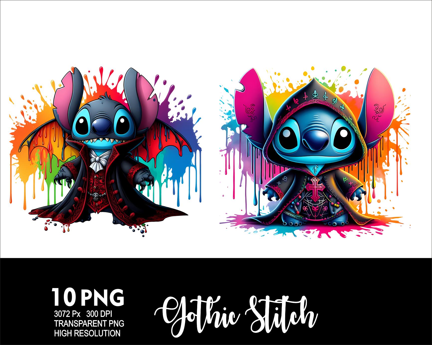 Gothic Stitch 10 PNG Design for Sublimation Png 300DPI High Resolution ...