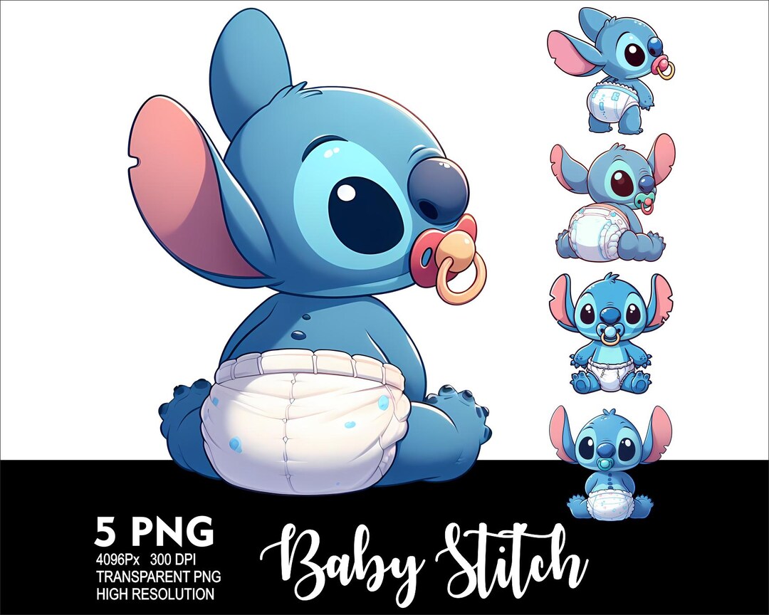 Baby Stitch 5 PNG Design Sublimation Png 300DPI High Resolution Png ...