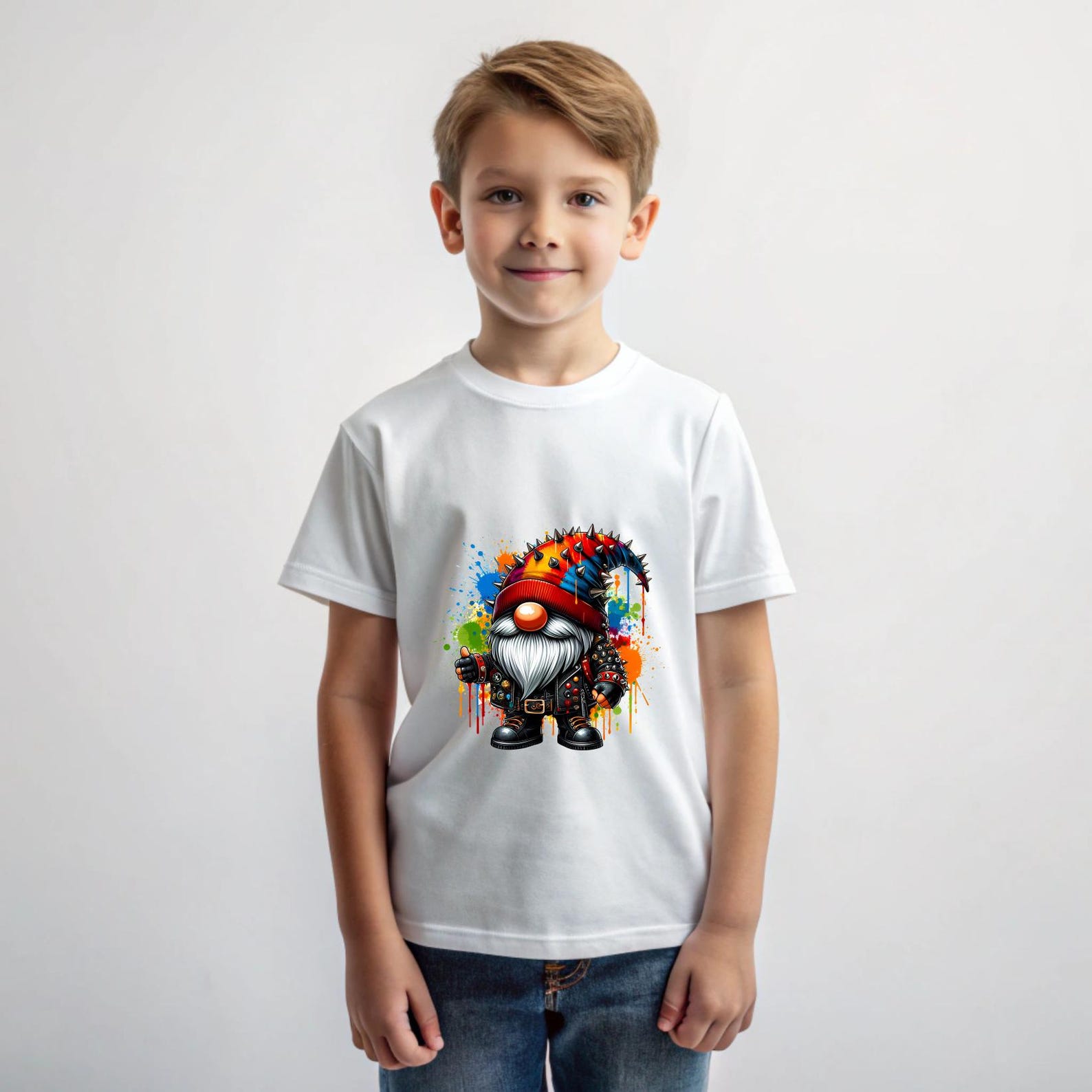 Punk Gnome 5 PNG Design for Sublimation Png 300DPI High Resolution Png ...