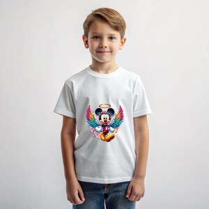 Angel Mickey Wings 5 PNG Mouse Design for Sublimation Png 300DPI High ...