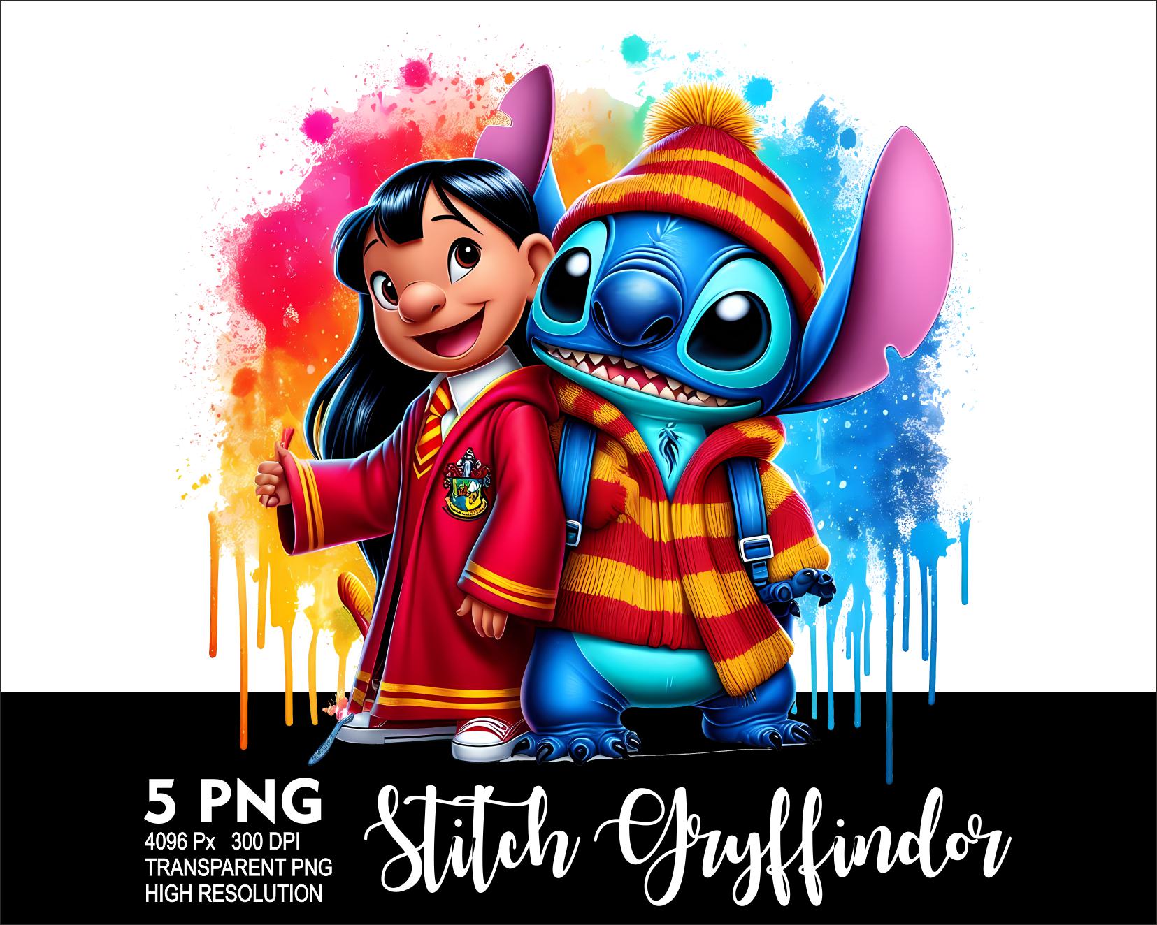 Wizard Stitch Gryffindor 5 PNG Design for Sublimation Png 300DPI High ...