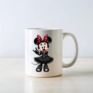 Gothic Minnie 5 PNG Design for Sublimation Png 300DPI High Resolution ...