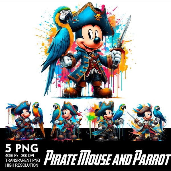 Pirate Mickey - Etsy